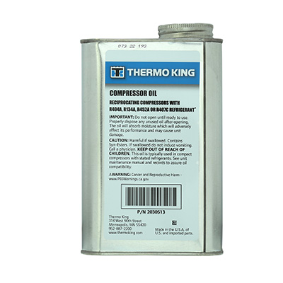 Product: Oil, 1 Liter - Compressor Oil - 2030513 | Thermo King Parts